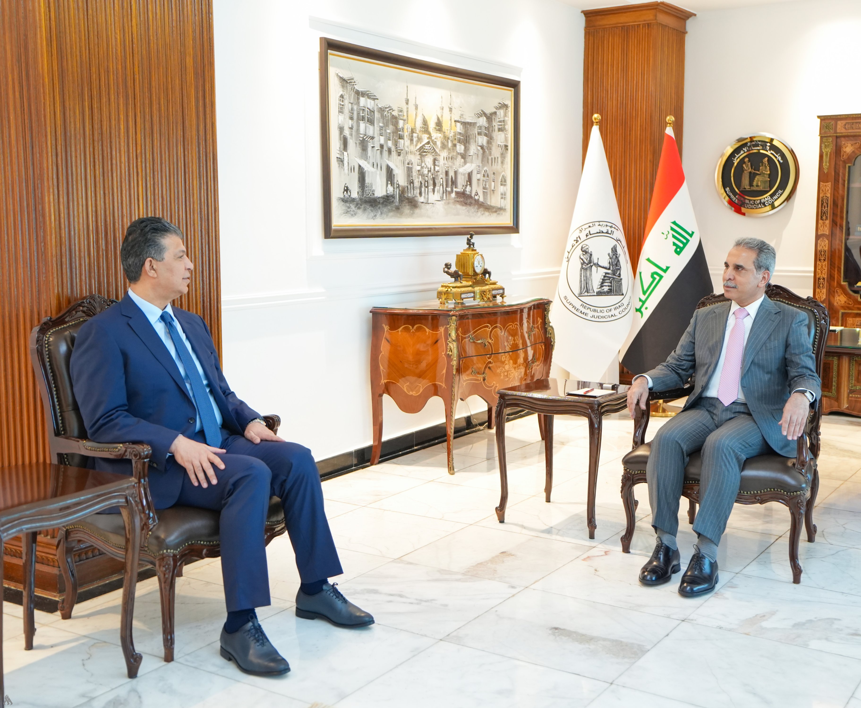 Judge Zeidan receives the head of the media network and affirms the ...